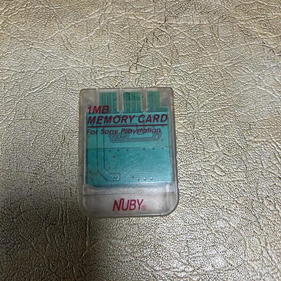 Other | Clear Nuby 1 Mb Memory Card Sony Playstation 1 Ps1 | Poshmark